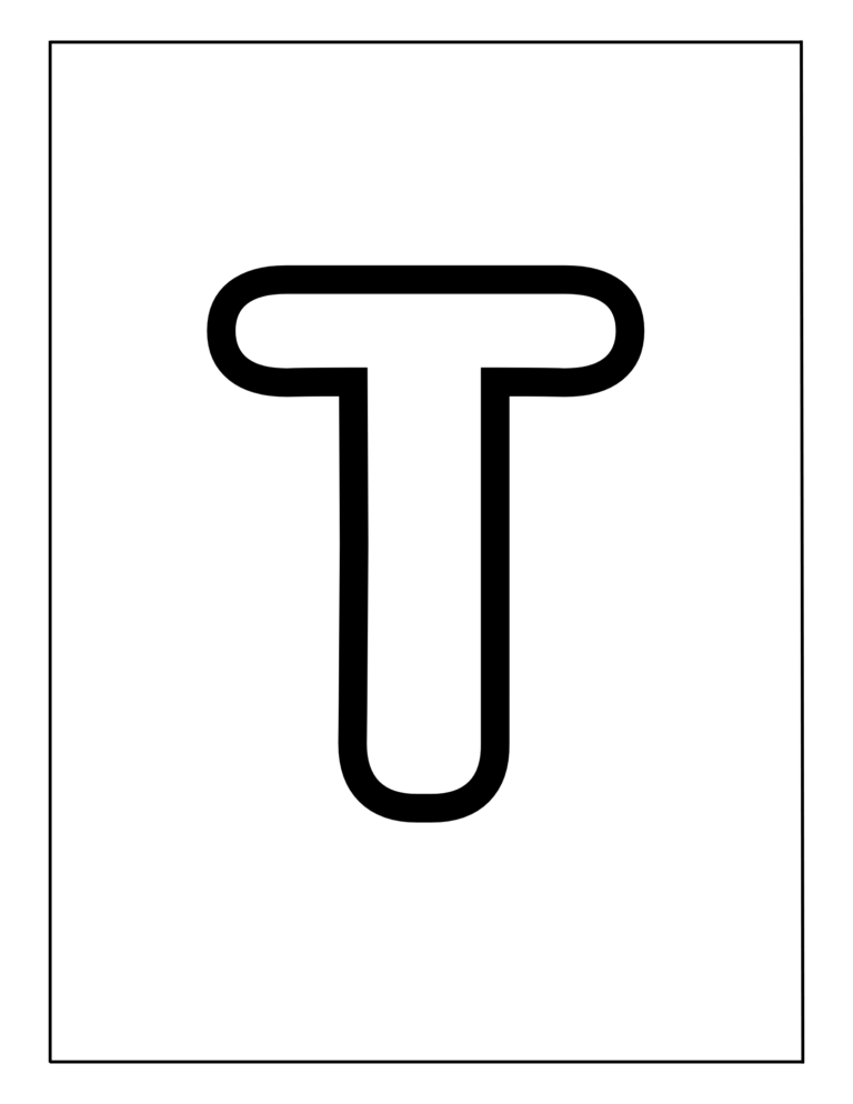 Alphabet Coloring Pages A-Z - Free Printable