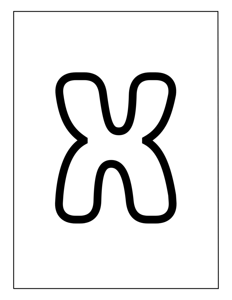 Abecedario para colorear(26 Letra)